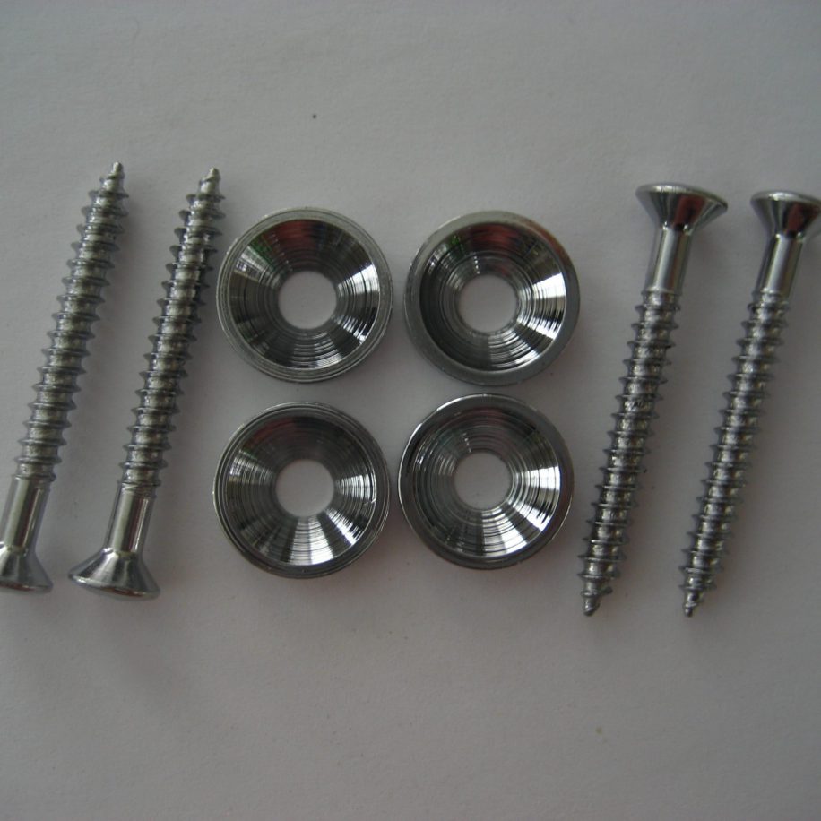 Chrome Neck Mounting Ferrules – ButalaCustomGuitars